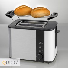 Aldi Quigg Design-Edelstahl- - Toaster im Test