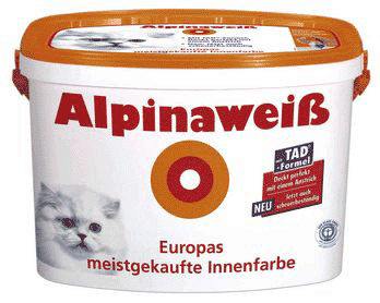 Alpina Alpinaweiß - Wandfarben im Test