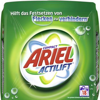 Ariel Compact Actilift - Waschmittel im Test