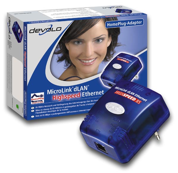 Devolo Microlink dLAN Highspeed Ethernet Test Devolo Microlink dLAN ...