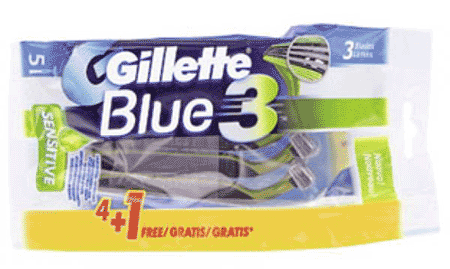Gillette Blue3 Sensitive - Nassrasierer im Test