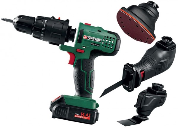 Lidl Parkside 4-in-1-Kombigerät PKGA... - Bohrmaschinen & Schrauber im Test