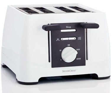 Lidl Silvercrest 4-Schlitz- - Toaster im Test