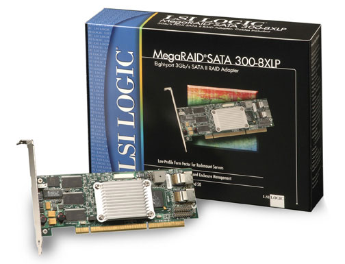 LSI Logic MegaRAID 300-8XLP Test LSI Logic MegaRAID 300-8XLP Testberichte