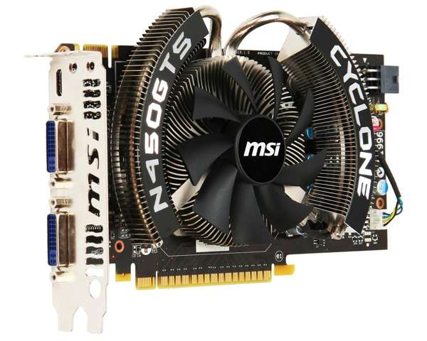MSI N450GTS Cyclone 1GD5/OC - Grafikkarten im Test
