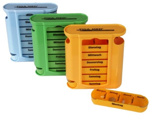 Tiga-Med Tablettenbox 7 Tage Pillendose... - Medikamentendosierer im Test